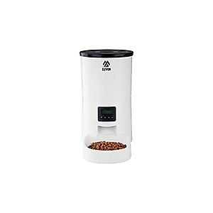 ELEVON 4L Automatic Pet Feeder Food Dispenser,Auto Dog Food Dispenser,10S Voice Recorder&Programmable Timed Cat Feeder with Desiccant Bag for Small Large Pets Puppy Kitten Rabbit Large Capacity