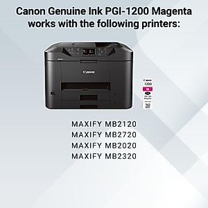 Canon PGI-1200 Magenta Ink Tank Compatible to MB2120, MB2720, MB2020, MB2320