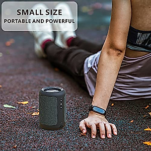 HIFIMUKE Portable Bluetooth Speakers, IPX5 Waterproof, Wireless Mini Speaker, iPhone Speaker for Kids,Super Bass Outdoor Speaker, Bluetooth 5.1, Home Dual Pairing