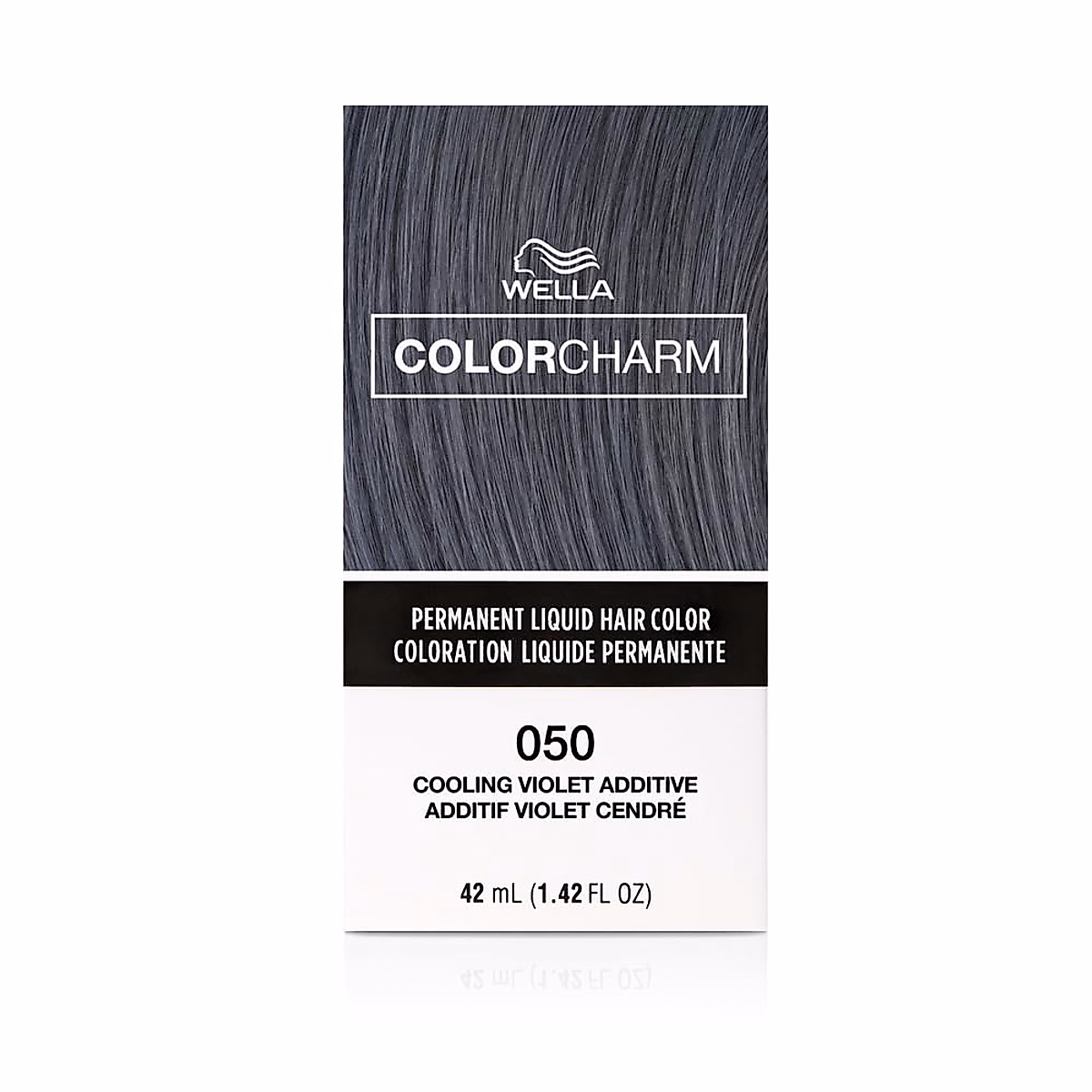 COLORCHARM Permanent Liquid Hair Color for Gray Coverage| 050 Cooling Violet| 1.4 Fl Oz