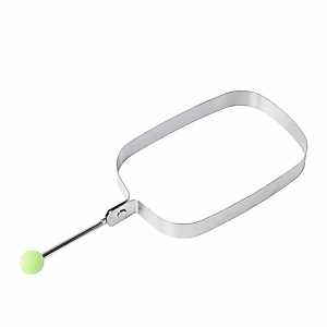 2pcs Egg Ring Square Pancake Mold Creative Stainless Steel Omelette Cooking Mold Non-Stick Kitchen Cooking Tools