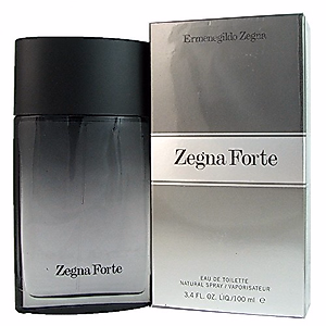 Ermenegildo Zegna Zegna forte Eau de Toilette Spray for Men, 3.4 Ounce
