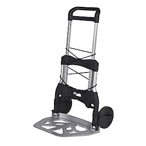 WESCO 220650 Aluminum/Polyurethane Folding Hand Trucks, Mega Mover
