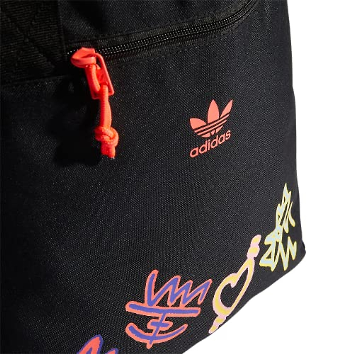 adidas Originals Simple Tote Bag, Black/Pride, One Size