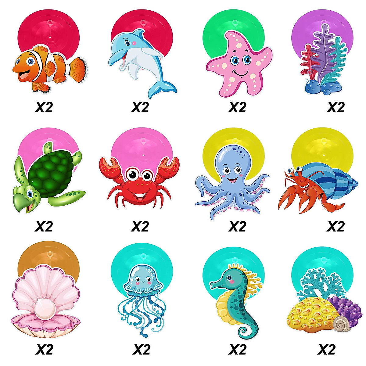 30 Pieces Sea Animals Hanging Swirl Decorations Under the Sea Birthday Party Ceiling Decor for Boys Girls Ocean Mermaid Creatures Baby Shower Tropic Fish Beach Party Favors Supplies