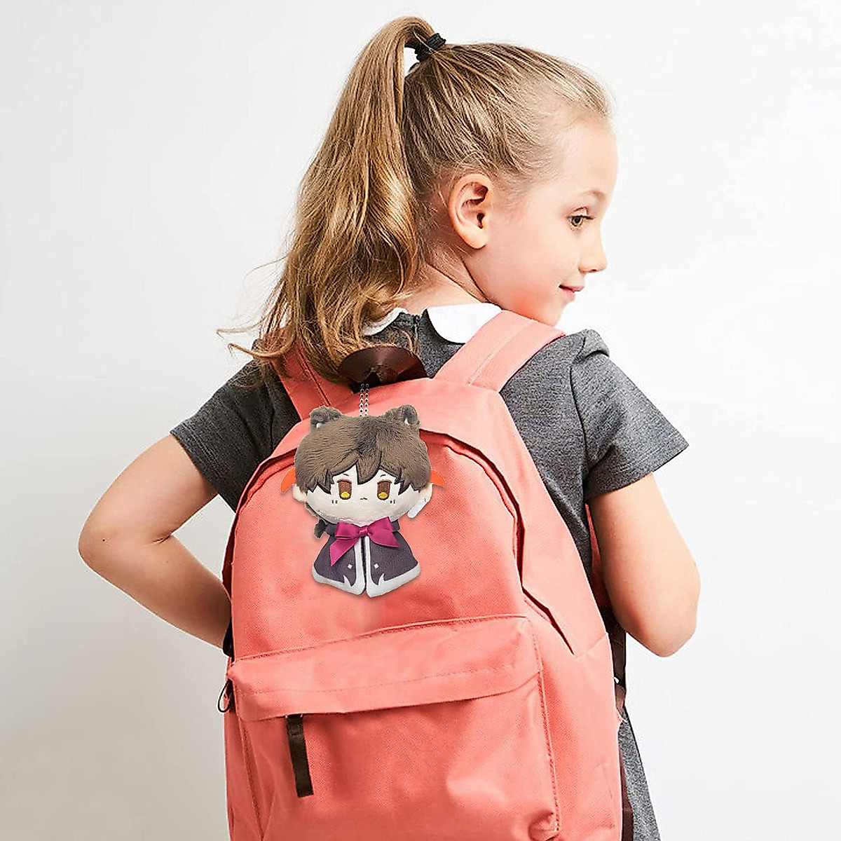 Genshin Plush Toy Venti Aether Traveler Zhong Li Plush Pendant Keychain Doll,Plushie Figure Cute Soft Cartoon Doll,Gifts for Game Fans Collection Cosplay Kids…