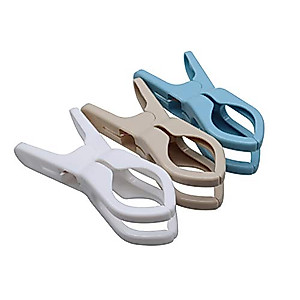 12 Pack Towel Clips Clothespin Holder for Beach Pool Loungers Clothes Blanket Swimsuits Curtains