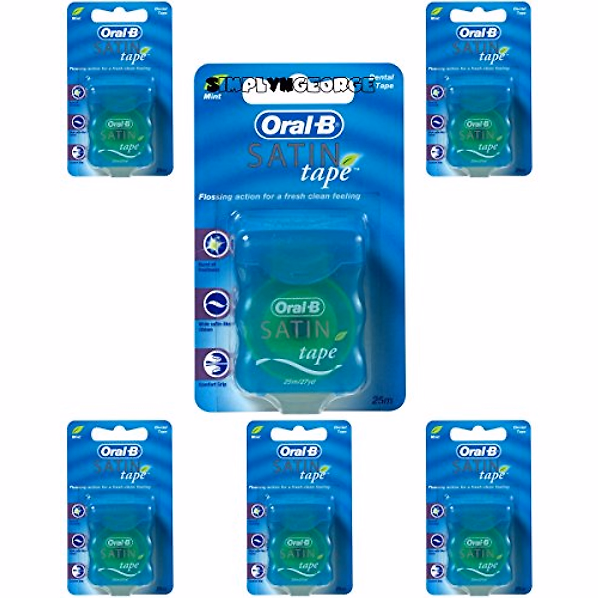 Oral-B Satin Tape, 25-Meters (6 Units)