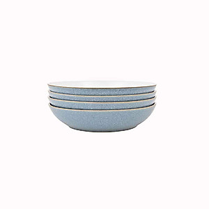 Denby Elements Blue Pasta Bowls Set of 4
