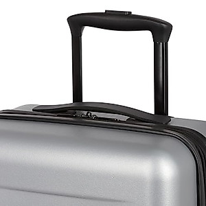 SwissGear 8020 Eclipse Hardside Expandable Luggage with Spinner Wheels, Ultimate Grey, Carry-On 18-Inch
