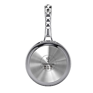 HISTORY – Forged in Fire – 10 Inch Stainless Steel Non Stick Skillet – Comfort Grip Handle - Oven Safe up to 500 - Compatiable On All Stovetops