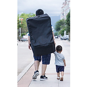 Quickway Imports Universal Car Seat Backpack Travel Bag, Large Padded Protector Bag for Airplane, Gate Bag Check with Padded Adjustable Straps