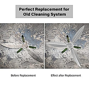 GARNETIN 22-1/2-Inch One-Touch Cleaning System Kit for Weber Charcoal Grills, 7444 Replacement Parts Grill Accessories for Weber Kettle Grills, Silver-USA Made