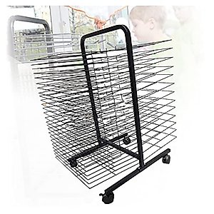 NEOCHY Drying Racks,Art Drying Rack, Metal Wire Work Display Rack, Suitable for Kindergartens and Creative Studios, Paper and Magazine Oiling Air Drying 38-Layer/38 Floors