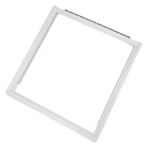 New Updated 241969501 Crisper Pan Cover,Shelf Frame without Glass Refrigerator For Frigidaire Refrigerator 17-3/8" x 18-3/8" Replace# AP4433007,1512992,PS2363832