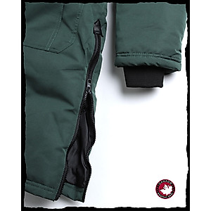 CANADA WEATHER GEAR Women's Winter Coat - Women's Parka and Long Winter Jackets for Women with Removable Faux-Fur Hood (S-3X), Size Small, Forrest Green/Natural