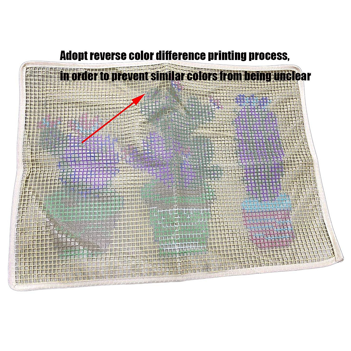 HCDMRE Tapestry Kits Latch Hook Rug Kits Carpet Embroidery Latch Hook Rug Needlework Button Package DIY Rugs Hook Rug Point Rug Cactus