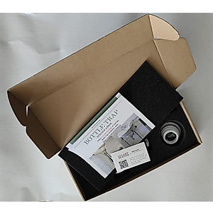 Chrome Bathroom Basin Sink Bottle Trap Waste Pipe 1-1/4 inch Slip Inlet Drain Tube Kit …