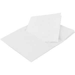 Heavyweight White Blank Cards With White Envelopes 4.25"x5.5" Greeting Cards Blank Cards And Envelopes Printable Note Cards With Corresponding Envelopes (25 Pack)