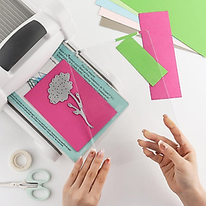 BAOFALI 2 Pcs/1 Pair Standard Cutting Pads for Die Cutting Machine；Clear Polycarbonate Plastic Cutting Plates,Cutting Pads Die Cutting Plates 8 3/4" x 6 1/8" x 1/8 "(22.5 x 15.5 x 0.3 cm)