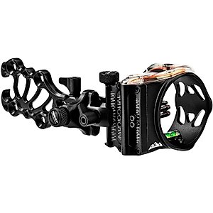 Mountain Rocky Direct Mount 5-Pin Bow Sight - .019” Pins, All Aluminum Construction, 2nd & 3rd Axis Adjustable, Tool Free Micro Adjust Windage & Elevation Laser Etched Markers, Built-In Light Adapter