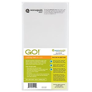 AccuQuilt GO! Cutting Mat; 5-inch-by-10-inch