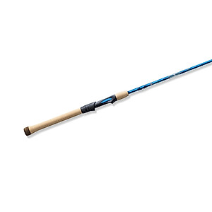 St. Croix Rods Legend Tournament Inshore Spinning Fishing Rod, ITLS76HF, Belize Blue Metallic