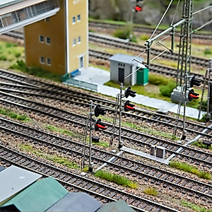 Haivvood 128 Pcs Static Grass Tuft Model Grass Tufts Railway Artificial Grass Miniature War Gaming Terrain DIY Model Railroad Artificial Grass War Gaming Terrain Decoration Railroad Scenery