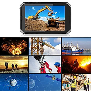 HD Tablet, Rear Camera 3.0MP AF Support 4G Net 1920x1200 Full HD Rugged Tablet 8 inch for Industrial for Warehouse for 12(#1)