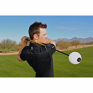 Momentus Speed Whoosh Golf Swing Trainer - Golf Swing Speed Trainer with Magnetic Sliding Timing Ball - Premium Swing Trainer Aid to Increase Golf Swing Speed 7 to 10 mph - Men's
