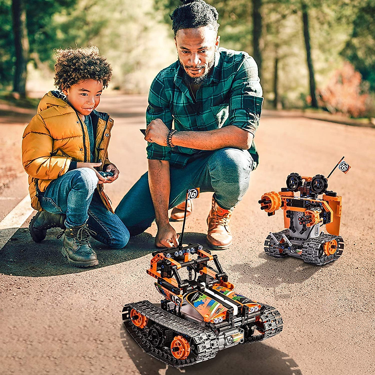 Remote Control Monster Truck DIY Building Set – RC Toy for Kids Science Learning, DIY Educational Gift Set for Age 6 7 8 9 10 11 12+ Boys & Girls, 3 in 1 Variable Stunt Modes - 392 Pcs Set