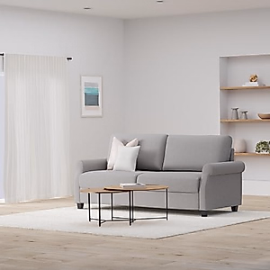 ZINUS Josh Sofa Couch, Easy, Tool-Free Assembly, Soft Grey