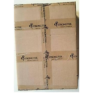 StrongTek Under Desk Footrest, Slanted Non-Slip Wooden Step Stool for Home and Office Chairs, Portable Ergonomic Posture Support for PC Gaming or Work Standing Desks