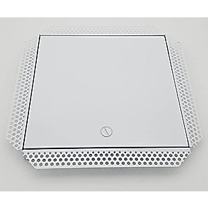 Access Door 10" X 10" Steel Access Panel Door with Plaster Bead Frame for Wall/Ceiling Application with Slotted Lock - [Outer Dimensions: 11" Width X 11" Height]
