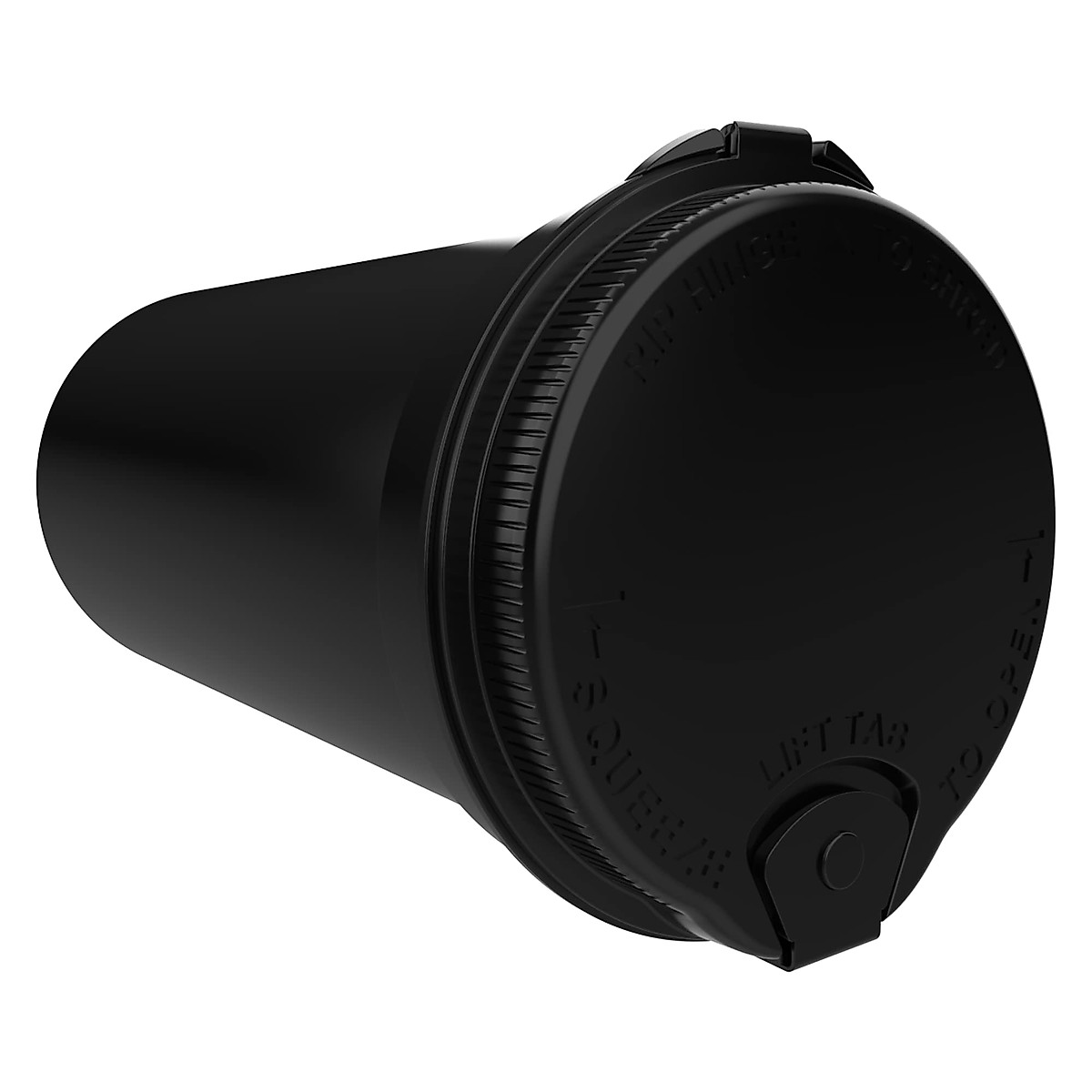 Rip N' Shred Pop Top Storage Container w/Built-In Grinder (Black, 225)