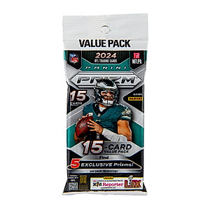 2024 Panini PRIZM Football Trading Cards NFL Fat Pack Box