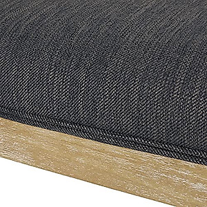 Christopher Knight Home Steinaker Accent Chair, Charcoal + Natural