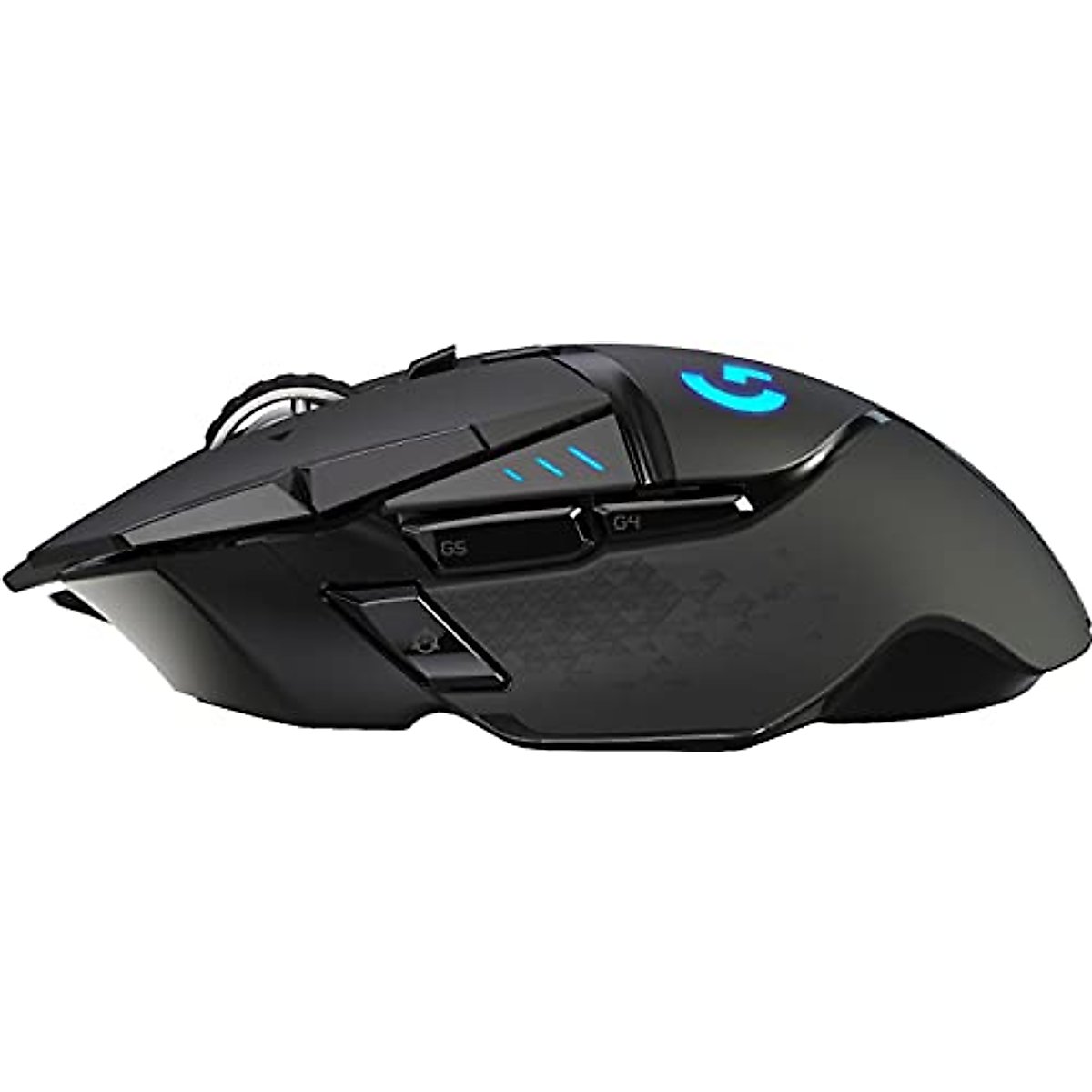 Logitech G502 Lightspeed Wireless Gaming Mouse, Hero 25K Sensor, 25,600 DPI, RGB, 11 Programmable Buttons, Long Battery Life, Powerplay- Compatible, PC/Mac - Black (Renewed)