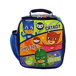 PJ Masks Boy's Girl's Soft Insulated School Lunch Box (One Size, BLue/Multi)