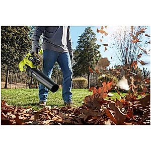 Lawn Care Bundle RYOBI 110 MPH 525 CFM 40-Volt Lithium-Ion Cordless Variable-Speed Jet Fan Bare Tool Leaf Blower, Battery and Charger Not Included (Bulk Packaged)