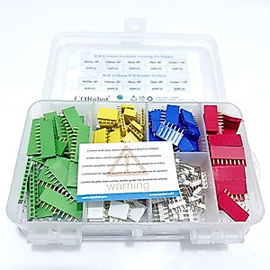 CQRobot 2.54 mm Pitch 4-Pin / 5-Pin / 6-Pin / 8-Pin / 10-Pin Colorful Stackable Stacking Pin PCB Vertical Header Kit. Application to DIY Prototyping Electronic Projects.