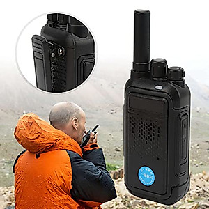 Portable Walkie Talkie, Talkabout Radio AC100240V Handsfree for Outdoor Camping US Plug