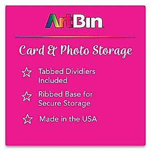 ArtBin 6951AG Card and Photo Divider Pack, White, 16 Dividers