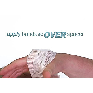 Jokari Healing Spacers 3 Pack for Small Scrapes, Scratches or Burns. Place Medical Grade Silicone Ring Around Affected Area, Wrap With Bandage, Secure With Tape to Allow for Airflow and Faster Healing