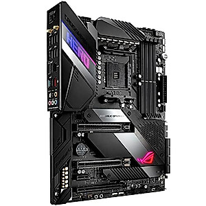 ASUS ROG X570 Crosshair VIII Hero (Wi-Fi) ATX Motherboard with PCIe 4.0, on-Board WiFi 6 (802.11Ax), 2.5 Gbps LAN, USB 3.2, SATA, M.2, Node and Aura Sync RGB Lighting