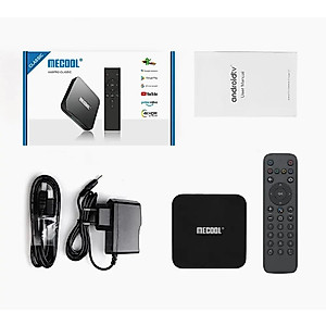 Google Certified MECOOL KM9 PRO The Real Android TV OS Android 10.0 4G RAM 32G ROM Dual WiFi 2.4G 5G Voice Remote Control