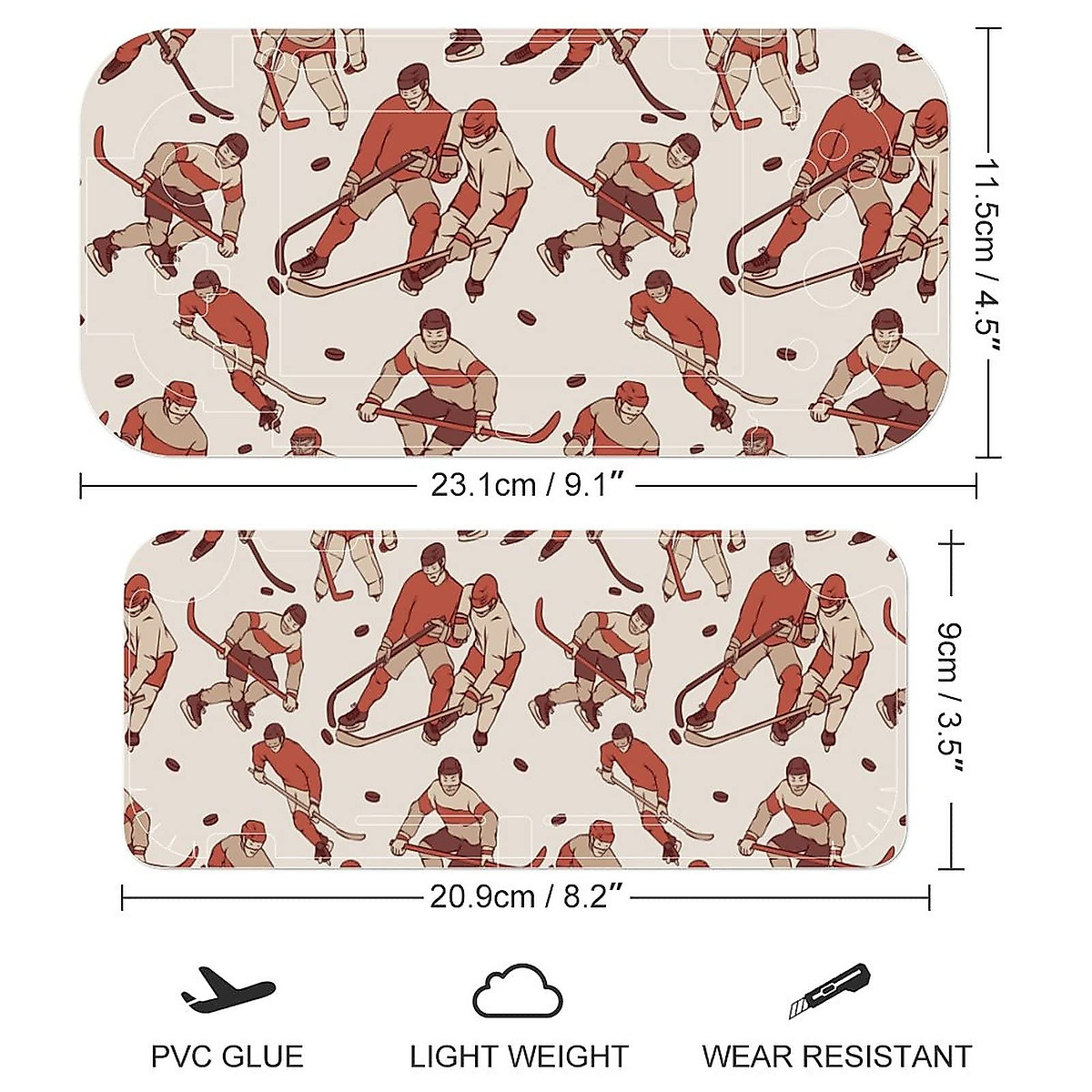 Hockey Game Decal Stickers Cover Skin Protective FacePlate for Nintendo Switch for Switch