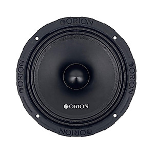 ORION XTR XTX858 High Efficiency 8” Mid-Range Bullet Loudspeakers, 1600W Max Power, 400W RMS, 8 Ohm, 2” Voice Coil - Pro Car Audio Stereo, Midrange Speakers (Pair)