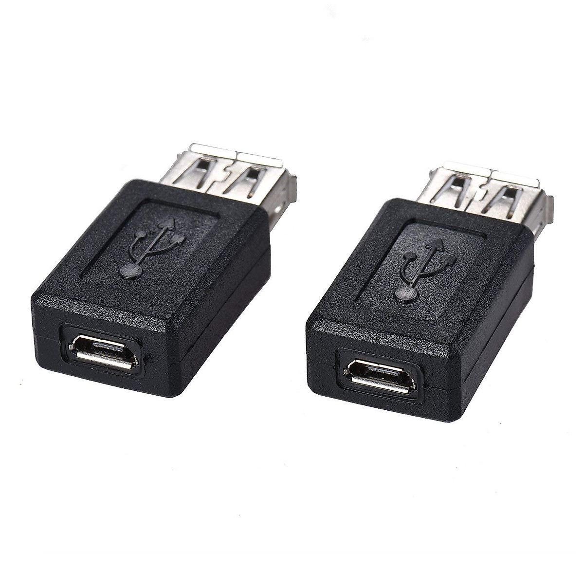 Warmstor 3-Pack USB 2.0 A Female to Micro USB Female Adapter Converter Connector Support Data Sync & Charging