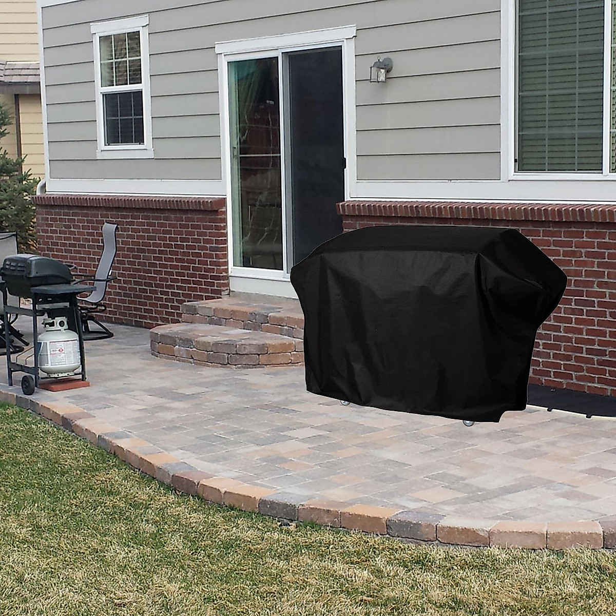 Griddle Cover for Blackstone 28 inch Griddle with Hood Double Shelf, 5483 Grill Cover for 1883 1785 1924 2086 2146 2147, Heavy Duty Waterproof 600D Polyester Flat Grill Griddle Cover